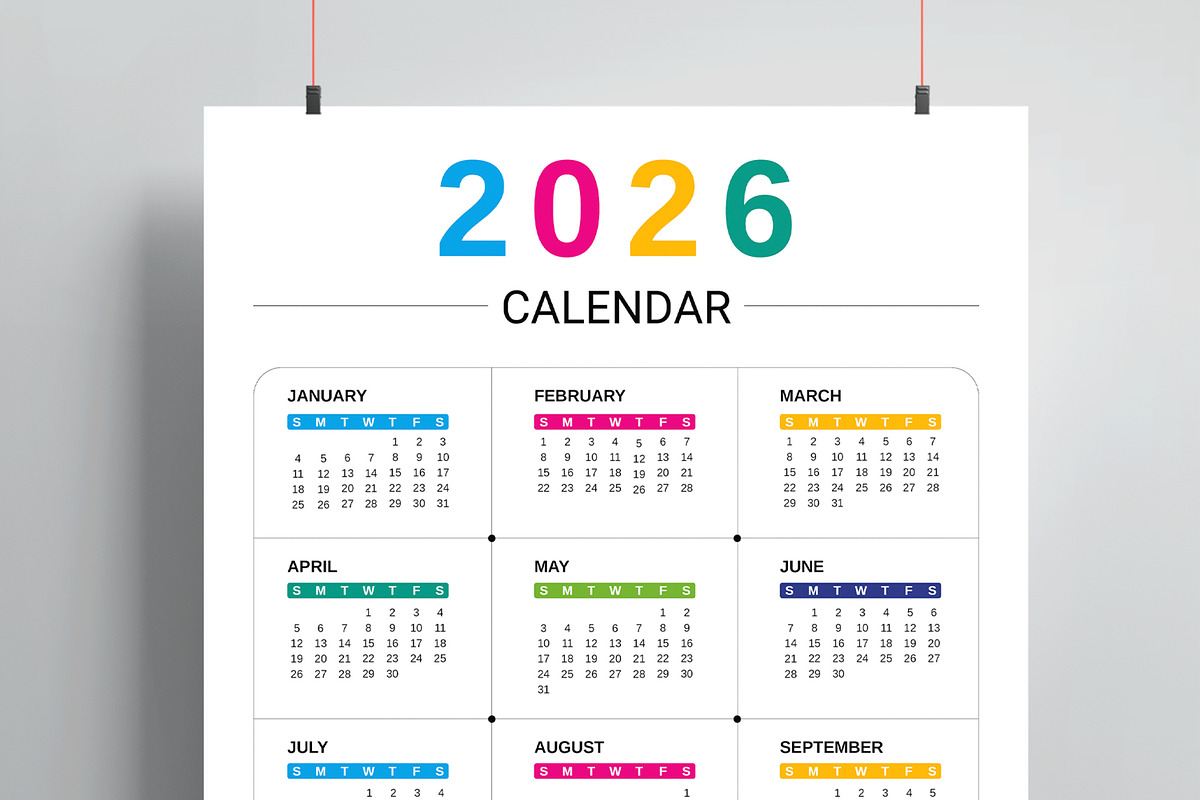 Calendar 2026 Layout Template