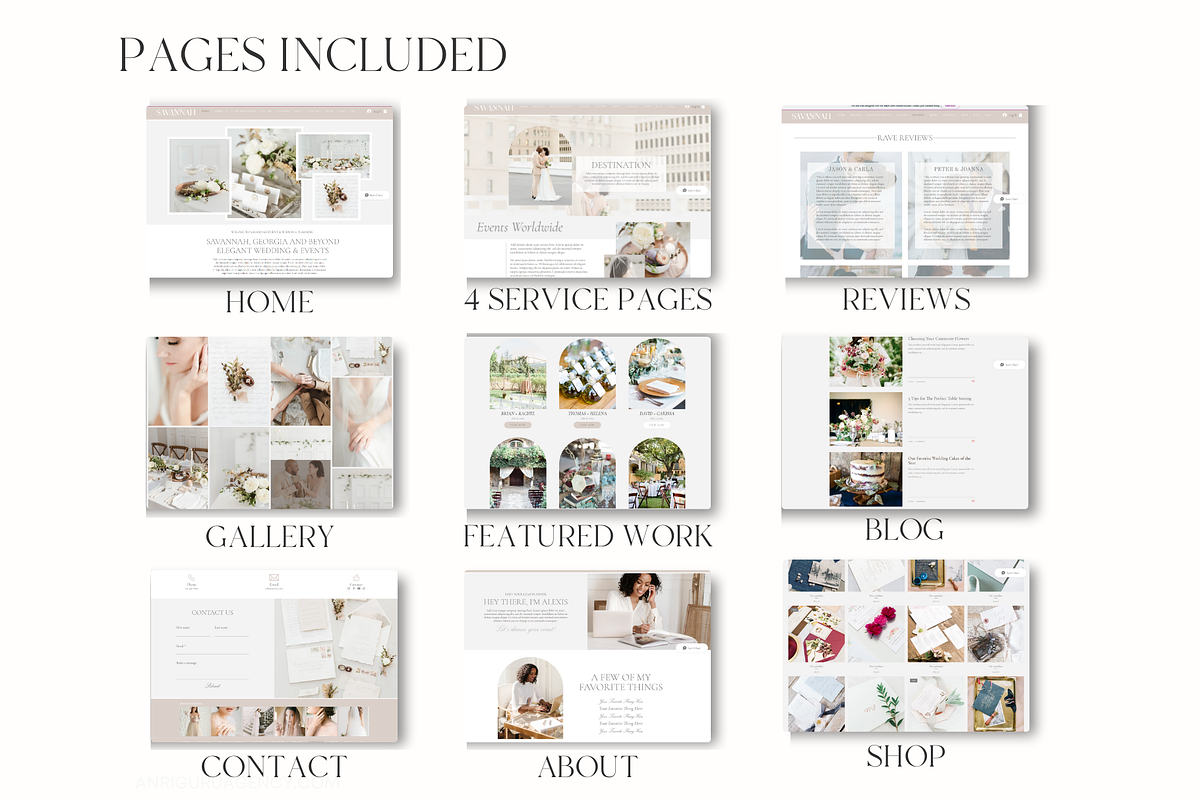 Event Planner Wix Website Template, a Wix Template by AGA Business ...