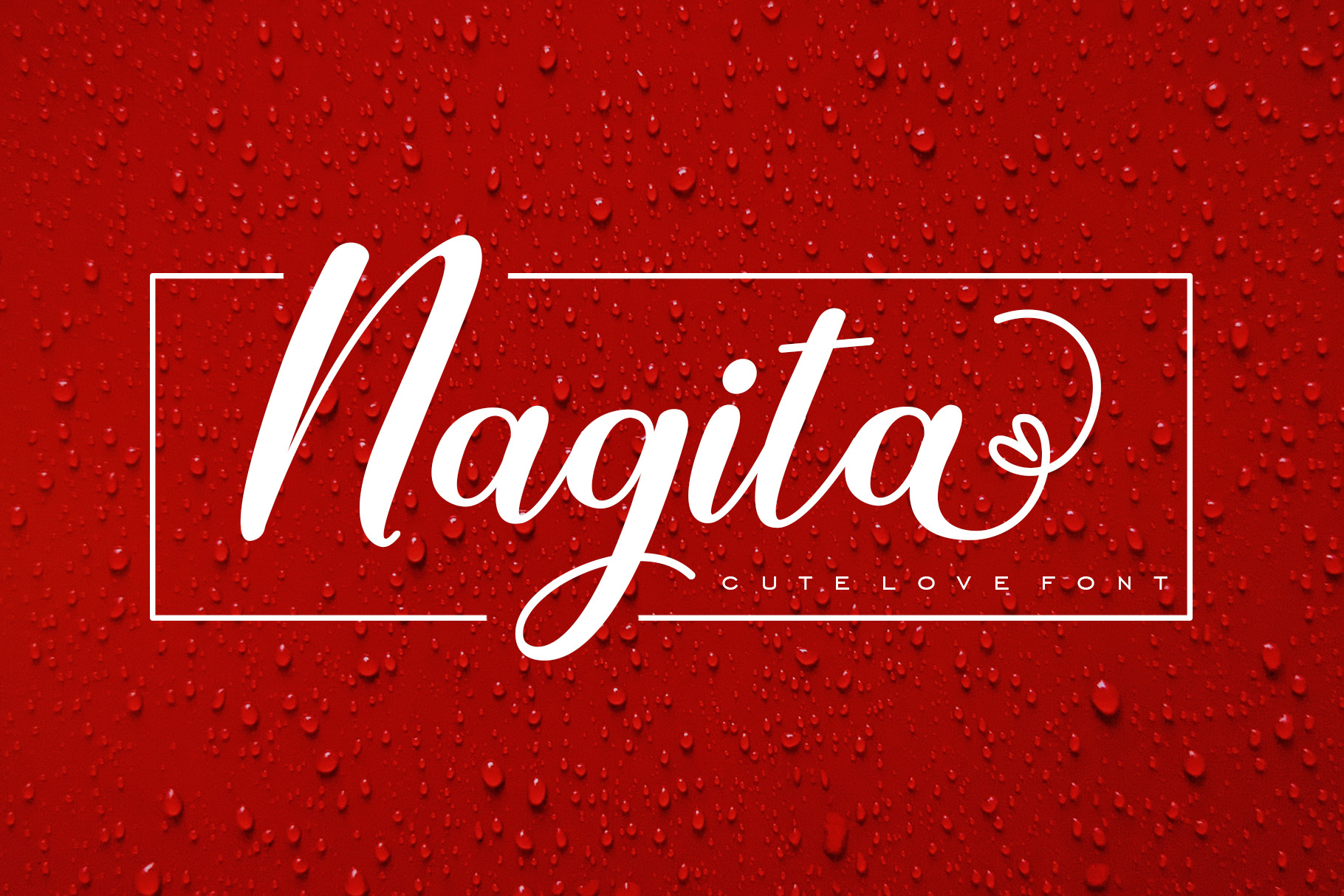 Nagita Cute Love Font Creative Market