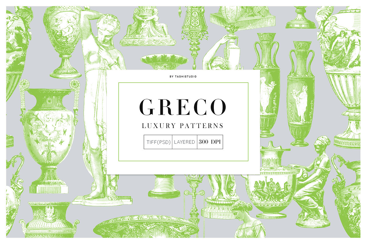Greco luxury Wallpaper Prints, a Wallpaper Graphic by Pink Linen ...