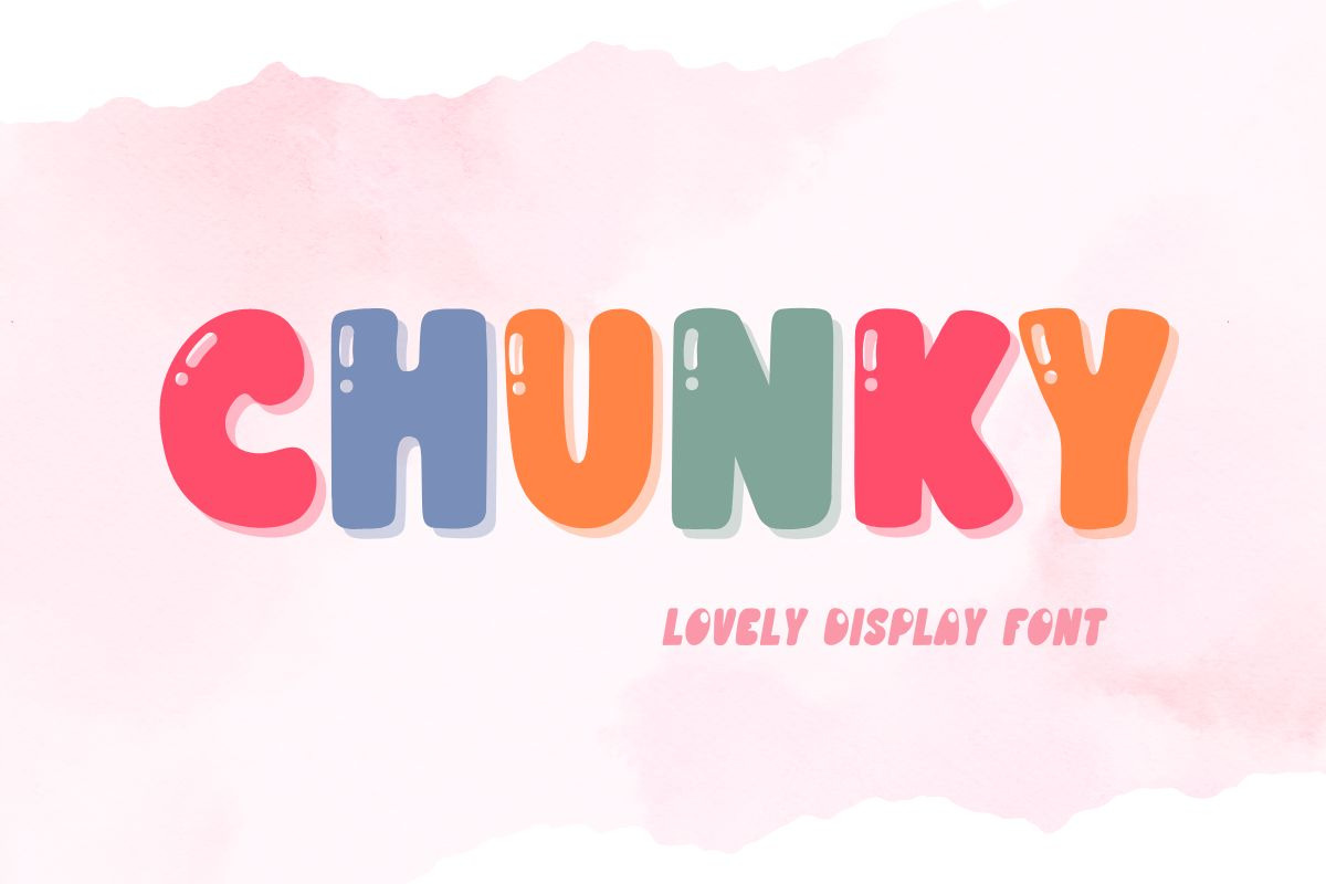Chunky Font | Display Font