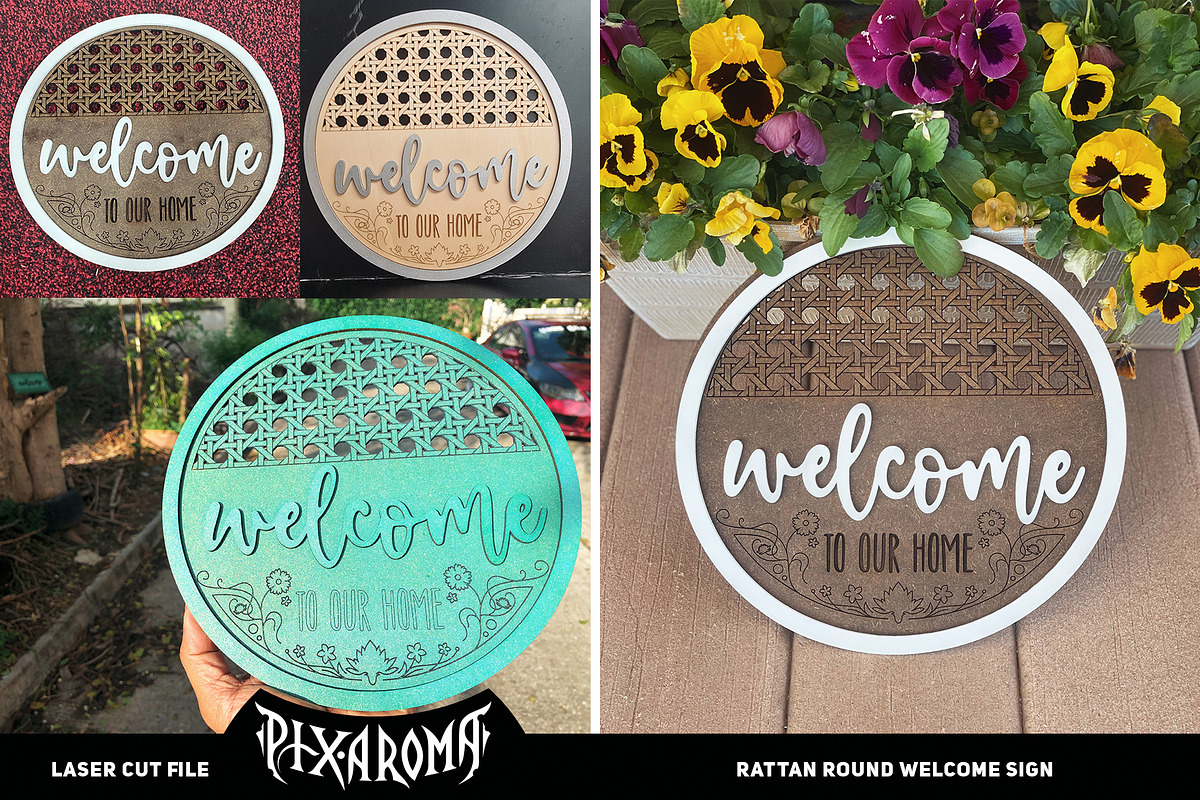 Rattan Pattern Bundle 2 | Cut Files, an Illustration by pixaroma