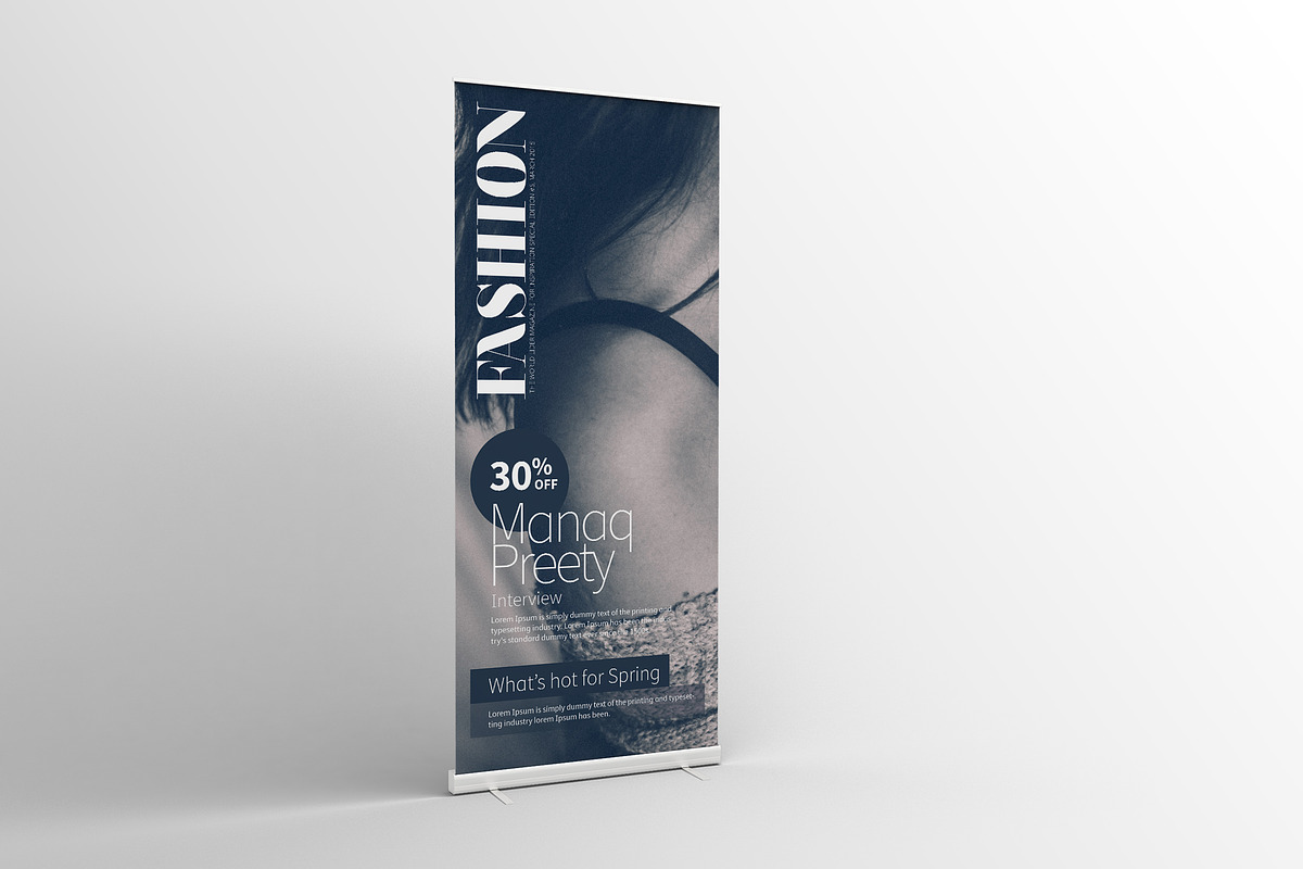 Fashion Rollup Banner, a Flyer Template by graphix_shiv