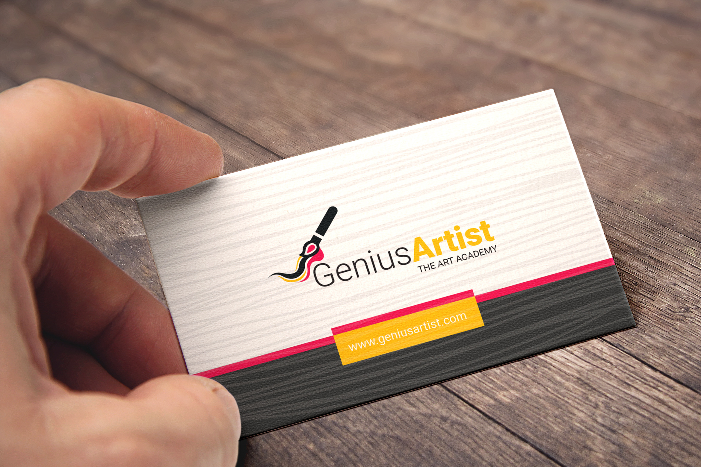 Business Card for Artist & Painter, a Business Card Template by ...