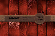 Red hot digital paper, a Pattern Graphic by Paper Farms | Creative Market