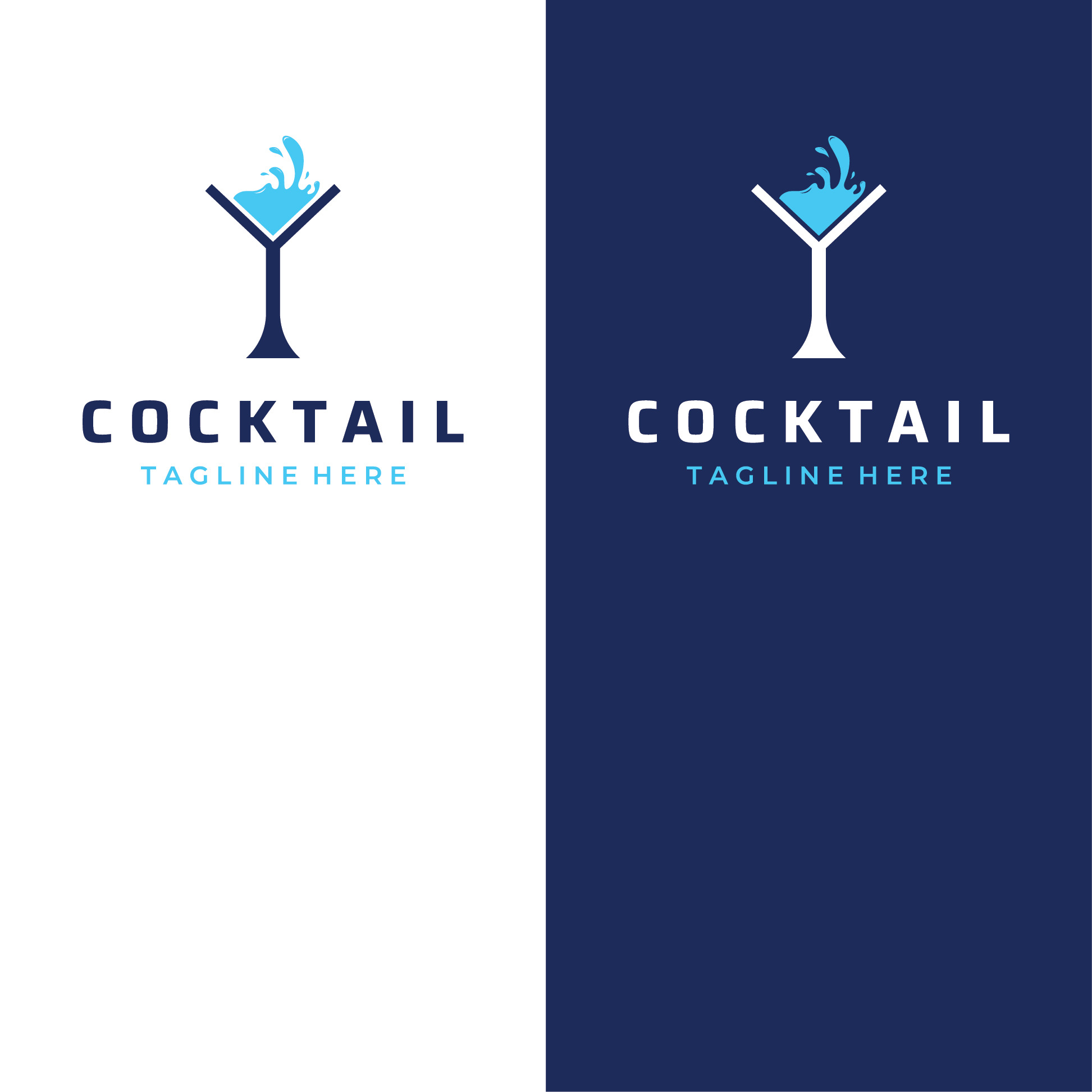 Alcohol cocktail logos, nightclub, a Branding & Logo Template by ...