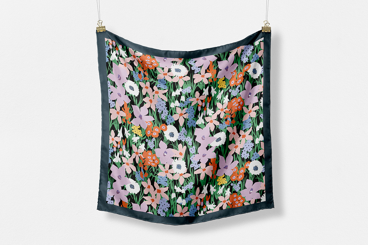 Wildflower Meadow Patterns, a Pattern Graphic by Emma Make