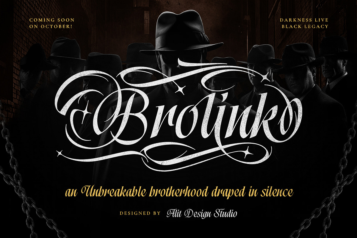 Bobara Master Typeface, a Blackletter Font by alit design