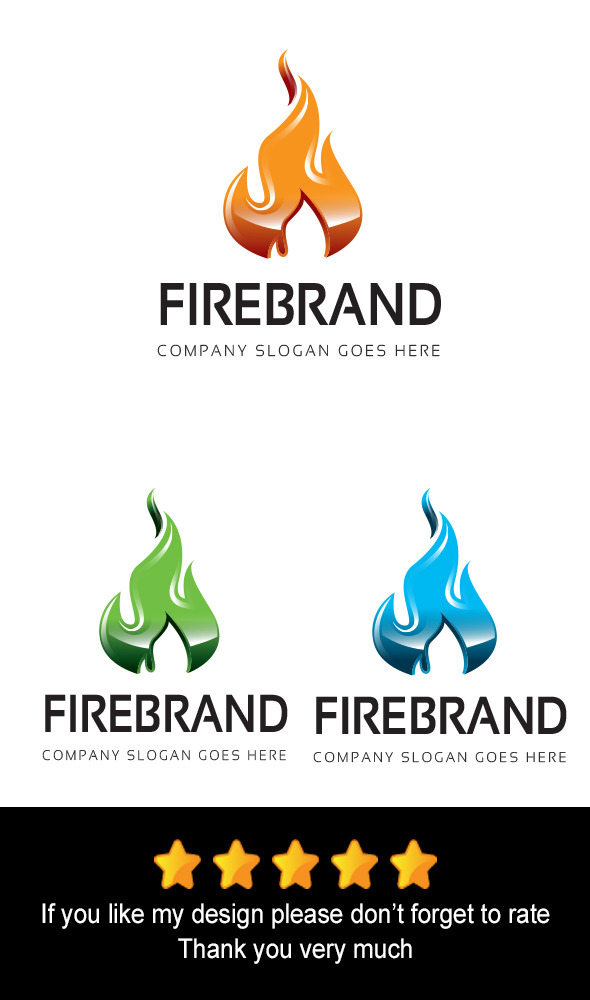 Fire Brand logo, a Branding & Logo Template by Mariyana