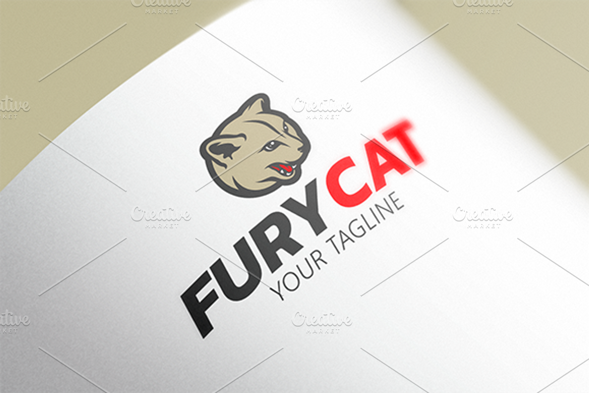 Fury Cat, a Branding & Logo Template by Steinar Logo