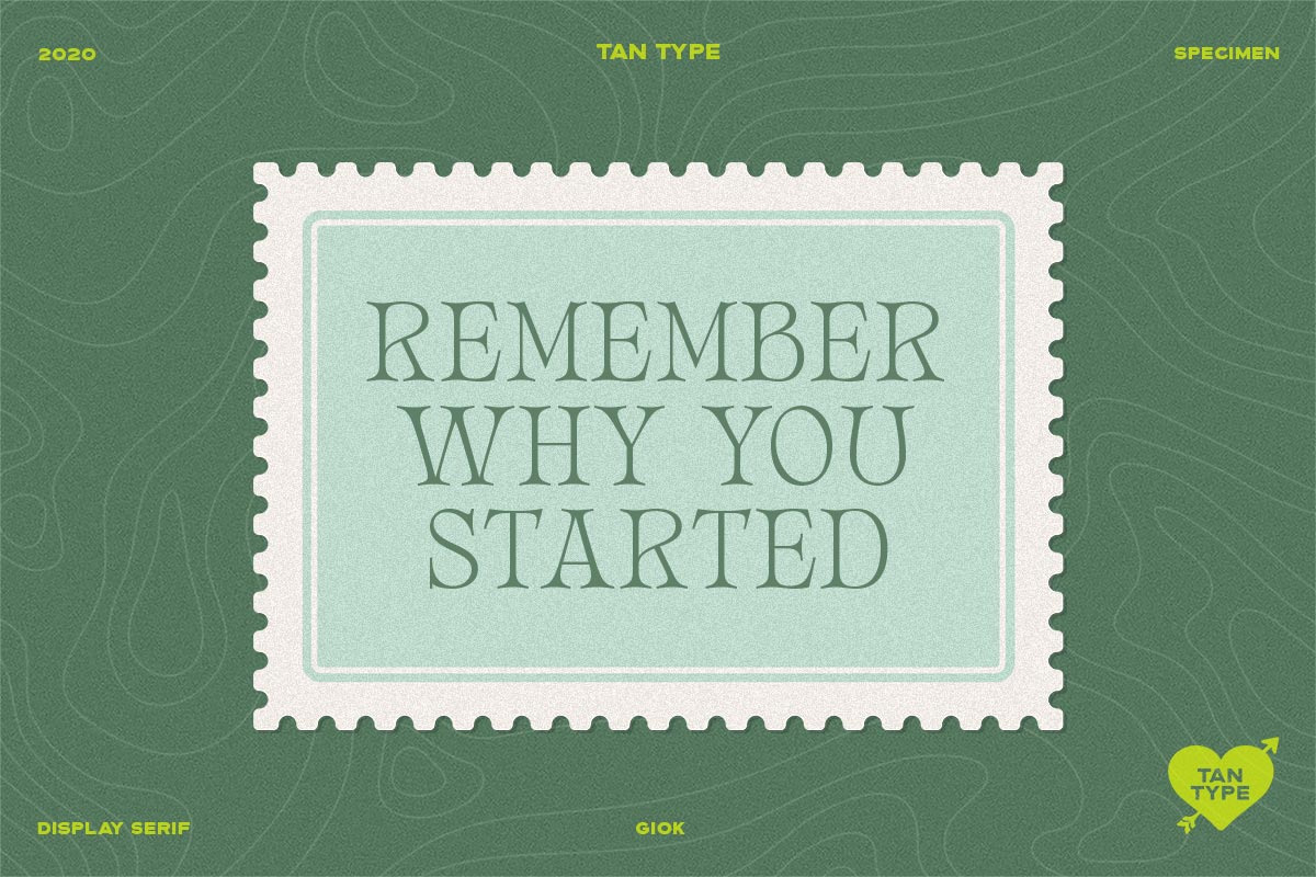TAN - GIOK, a Serif Font by TanType