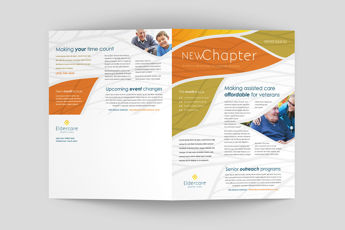 Assisted Living Newsletter Template