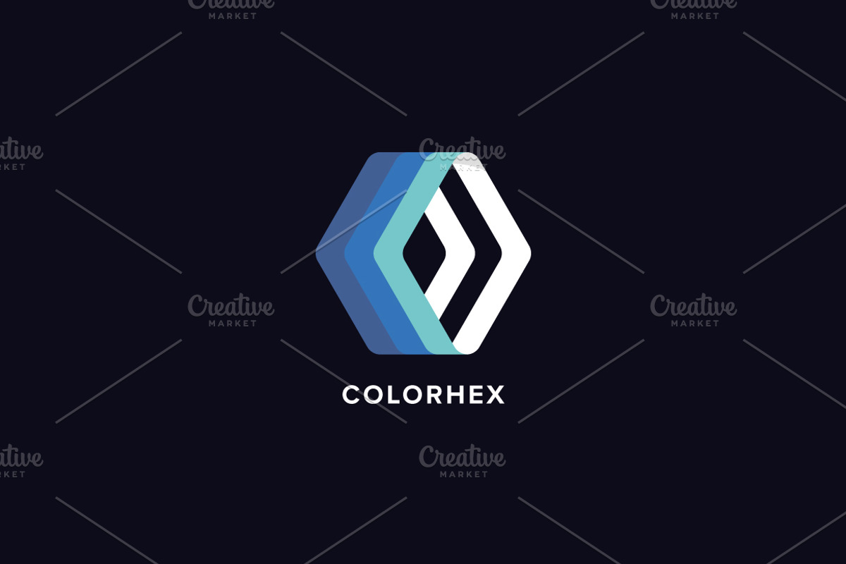 Color Hex Logo Template, a Branding & Logo Template by PixaSquare