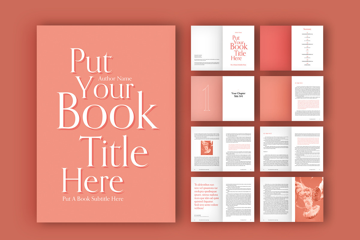 Narrative Book Layout, a Brochure Template by tomsarraipodesign