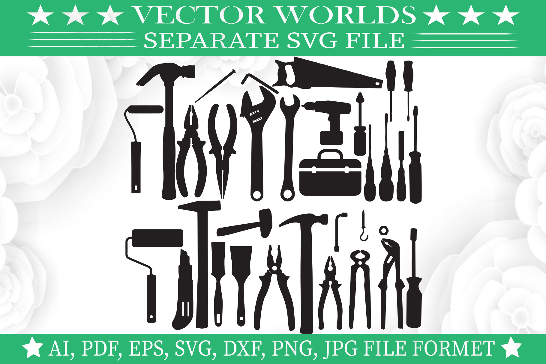 Tools Svg, Tool, Hand Tools Svg, an Object Graphic by VectorWorlds