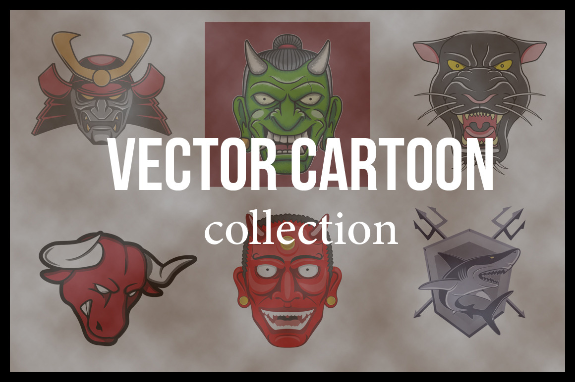 Vector Cartoon Collections, an Animal Illustration by BAG220 Graphics