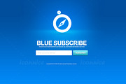 blue subscribe, a Websites & App Template by iconnice