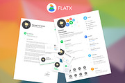 FlatX Resume, a Resume Template by UIMint