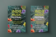 Tropical Music Flyer, a Flyer Template by Dordar.Lab