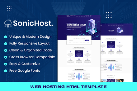 Hoscon - Hosting Business Template, a HTML Template by THESOFTKING