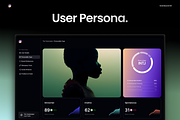 User Persona Dashboard, an UI Kit Template by BrandKit | Creative Market