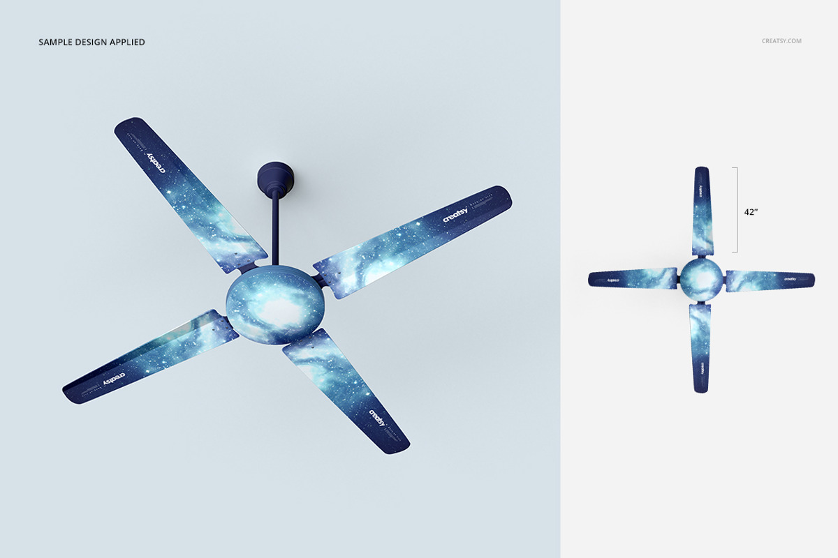 Fan Mockup Set Many Types, a Product Mockup by creatsy2