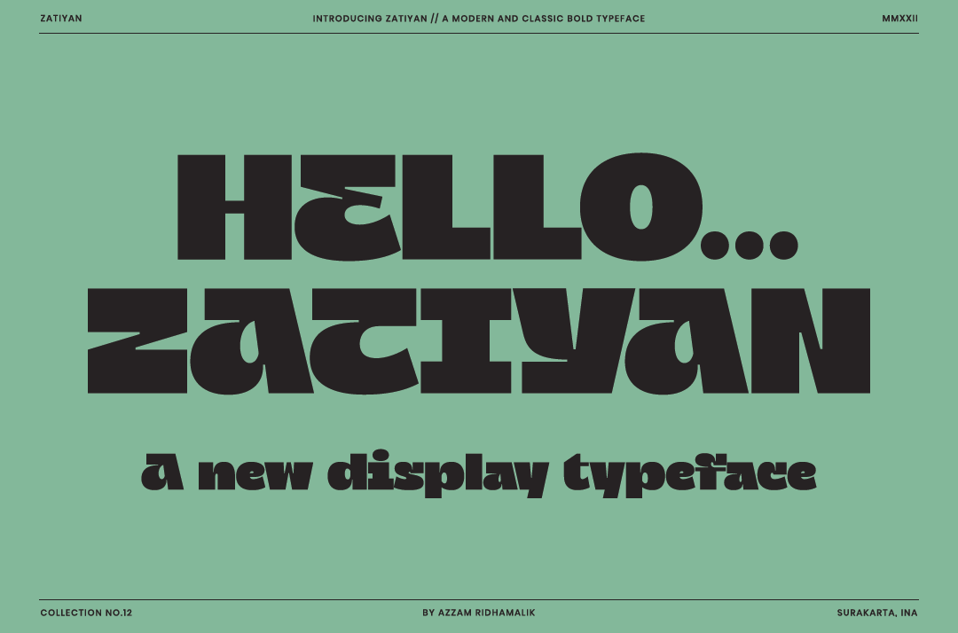 Zatiyan - Display Font | Creative Market