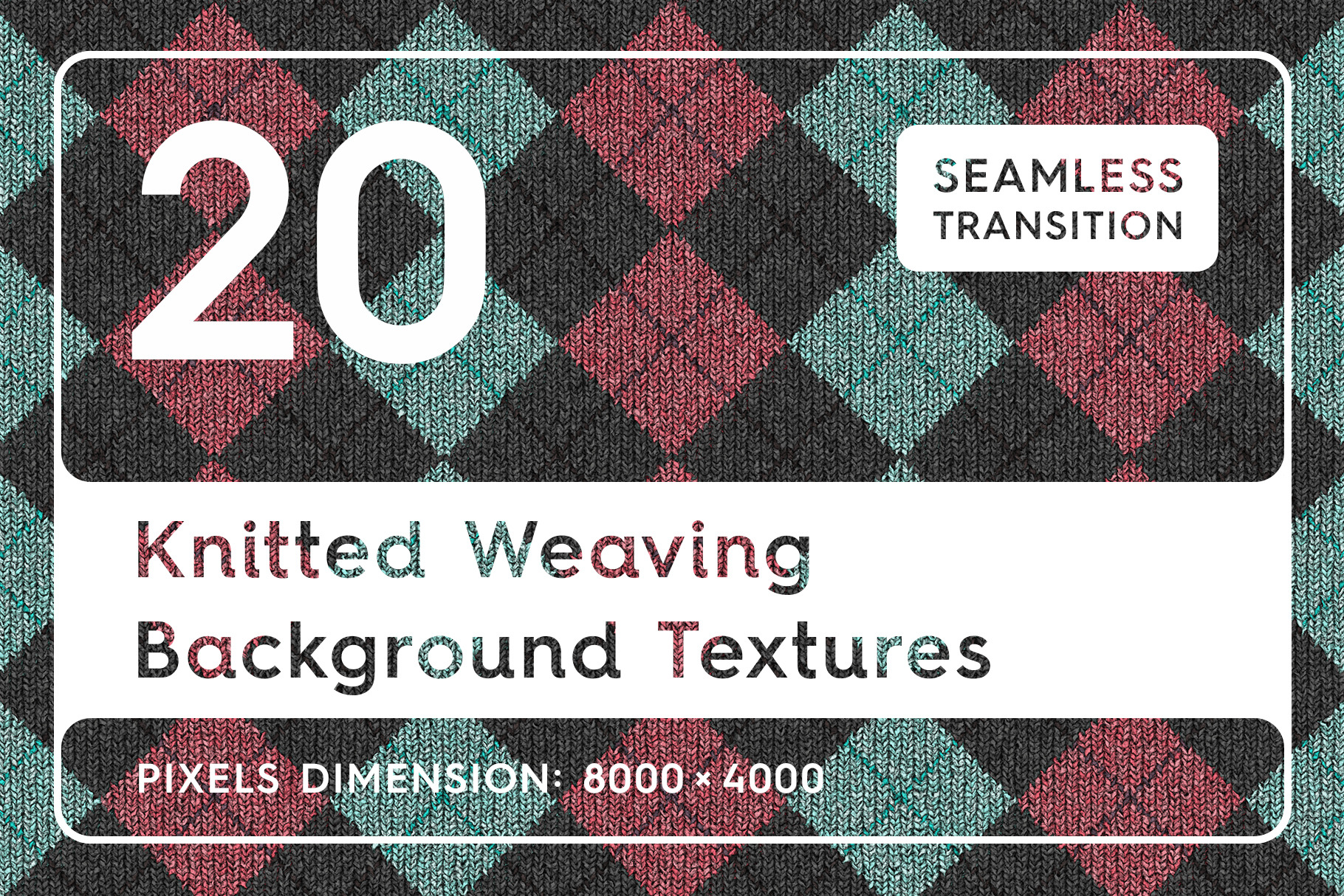 20 Knitted Weaving Textures, a Texture Graphic by Textures & Backgrounds