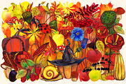 Golden Autumn, an Object Graphic by Anna Art