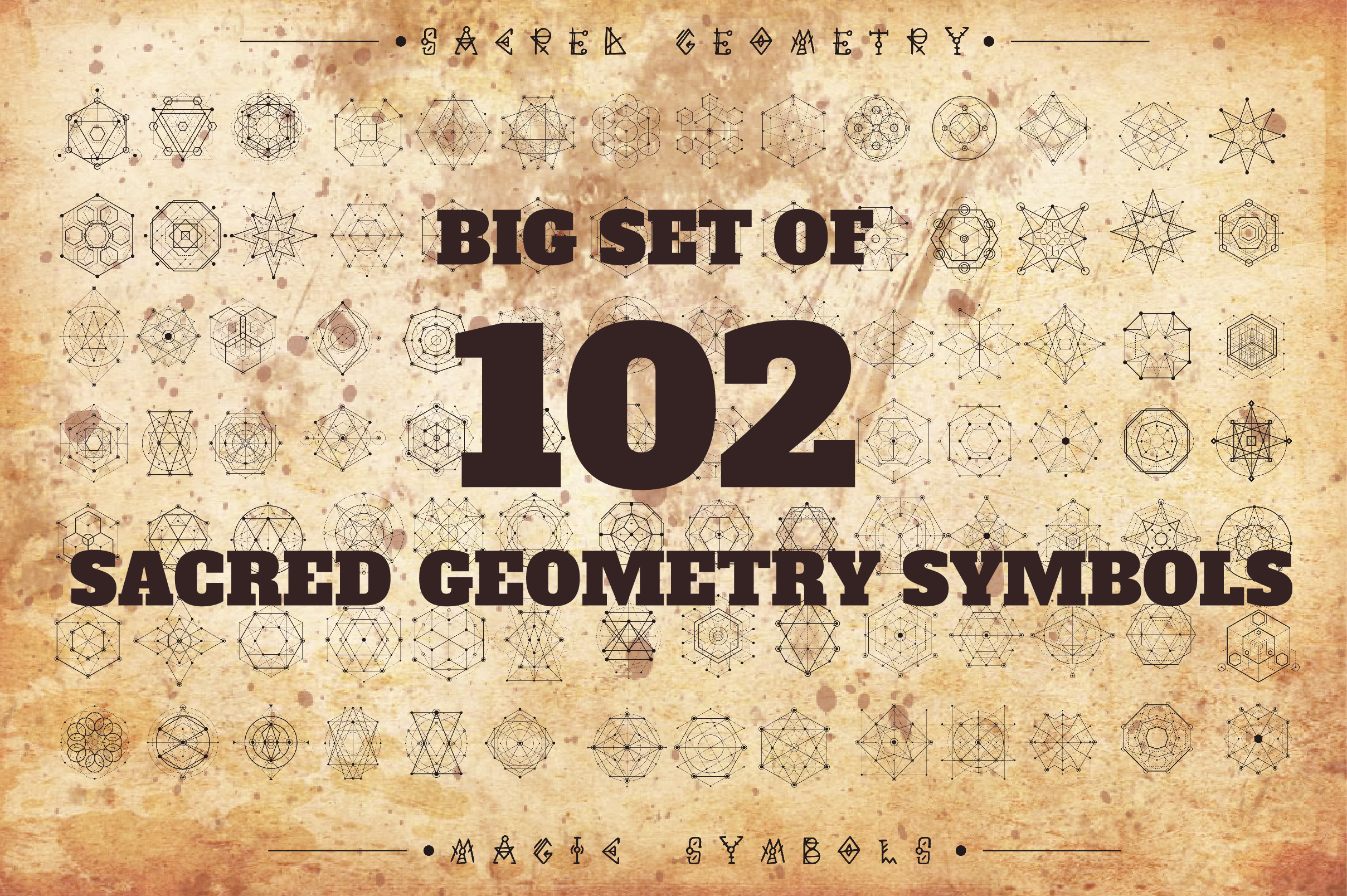 102 Sacred geometry signs, an Icon by Andrew_Derr