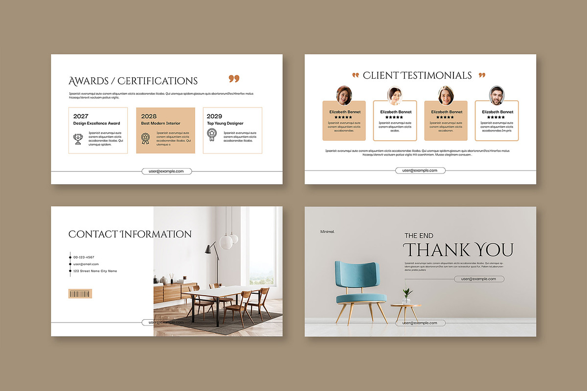 Portfolio Presentation Template