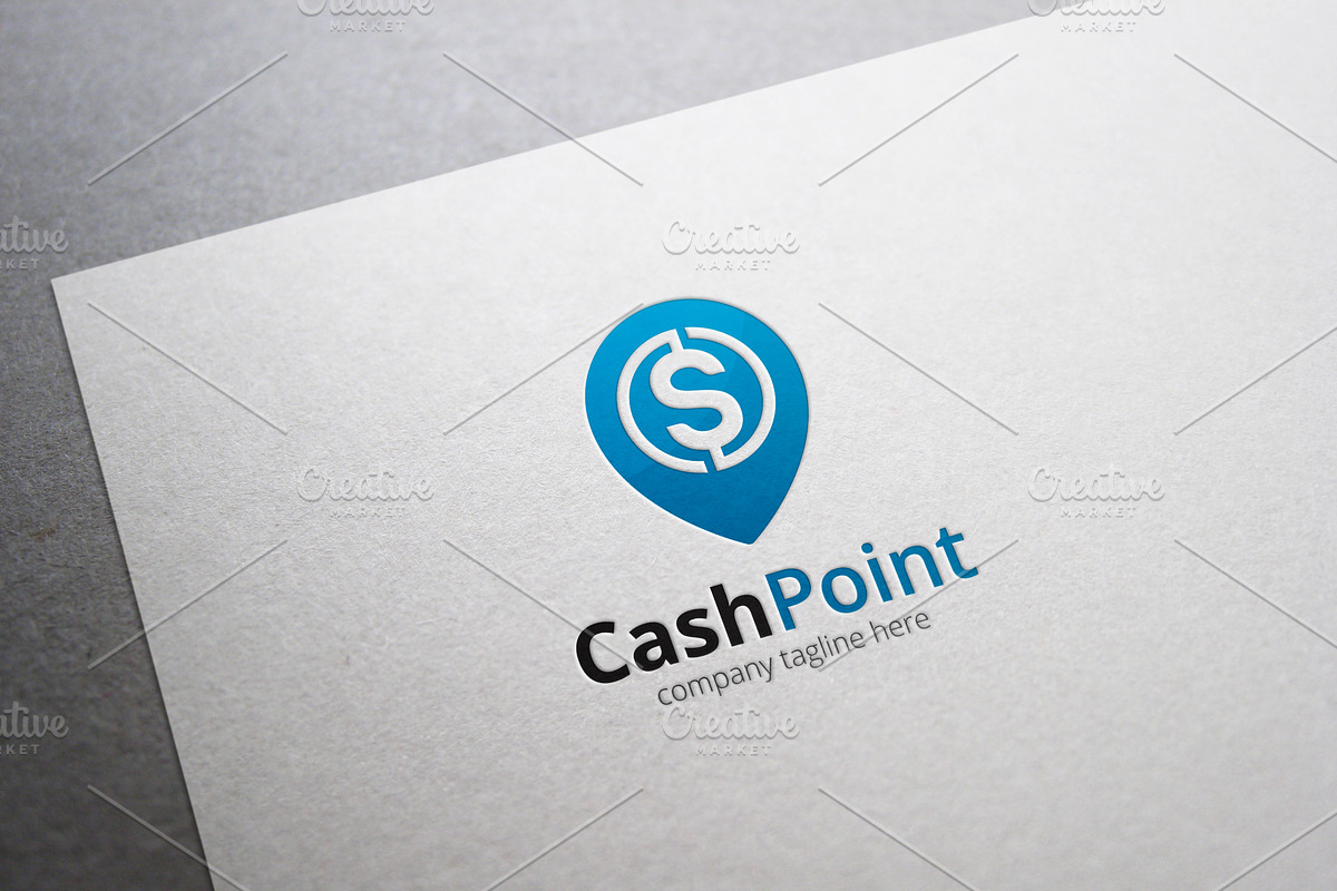 Cash point Logo, a Branding & Logo Template by XpertgraphicD