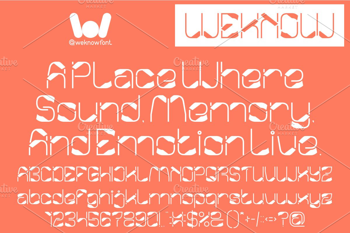 Metropolis Music font