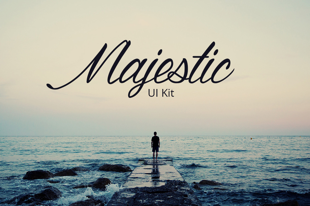 Majestic UI Kit - PSD Web Elements, an UI Kit Template by Samuel Melo ...