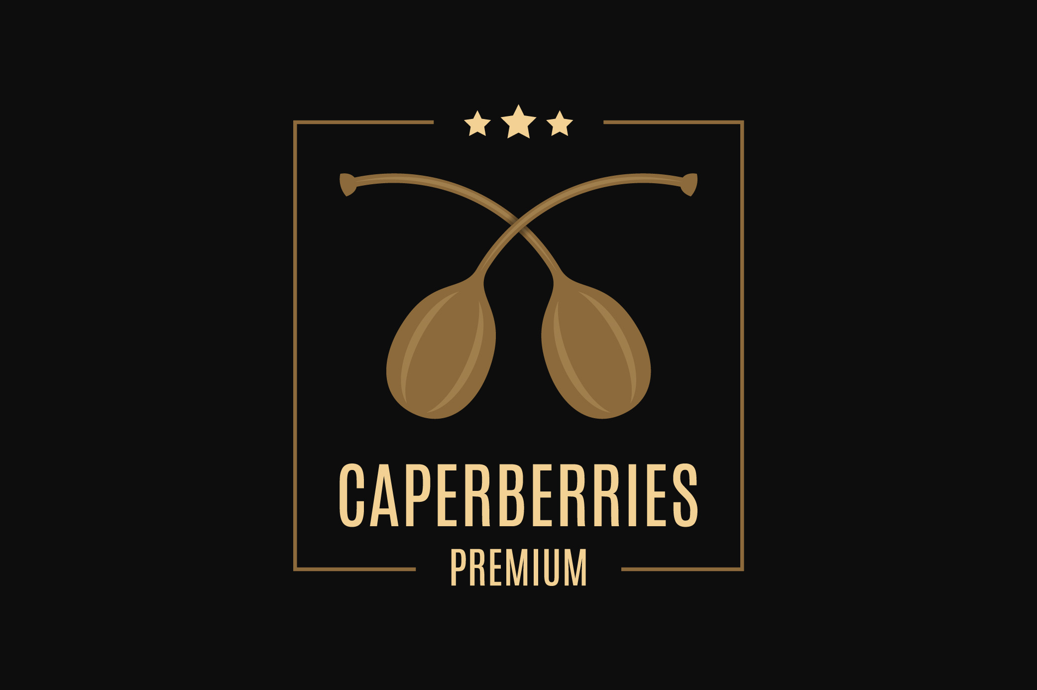 Caperberries logo design., a Branding & Logo Template by PushLogo