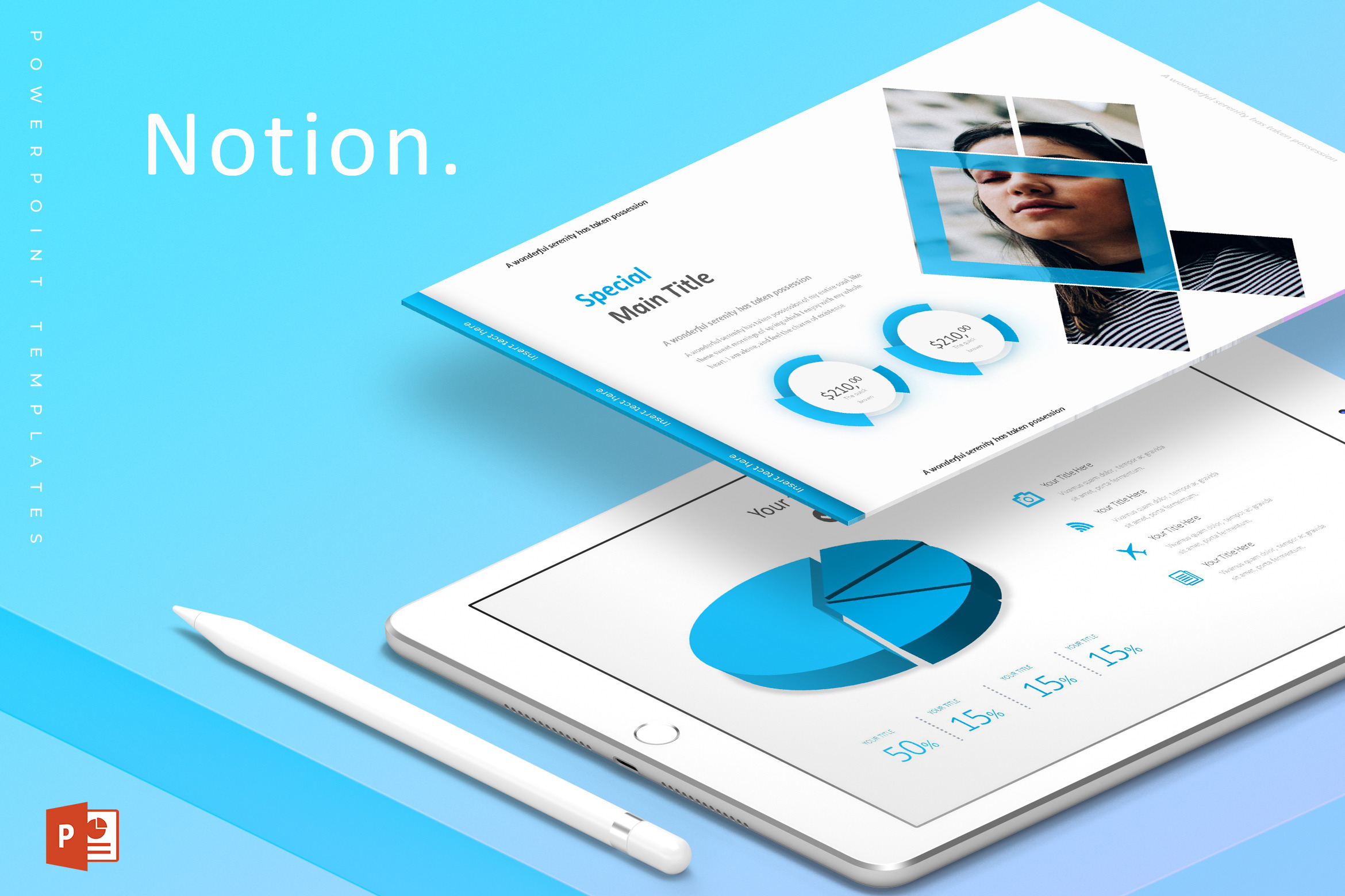Notion - Powerpoint Template, a Presentation Template by AQR Studio