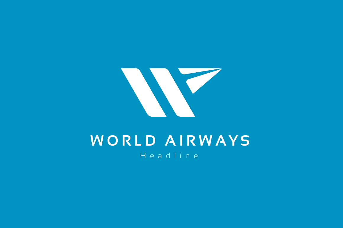 World airways logo template., a Branding & Logo Template by Anton Akhmatov