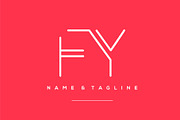 Monogram icon logo FY, a Branding & Logo Template by idesign_4u