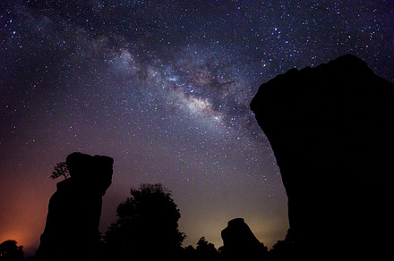 Milky way long exposure featuring aquila, astro, and astronomy, a ...