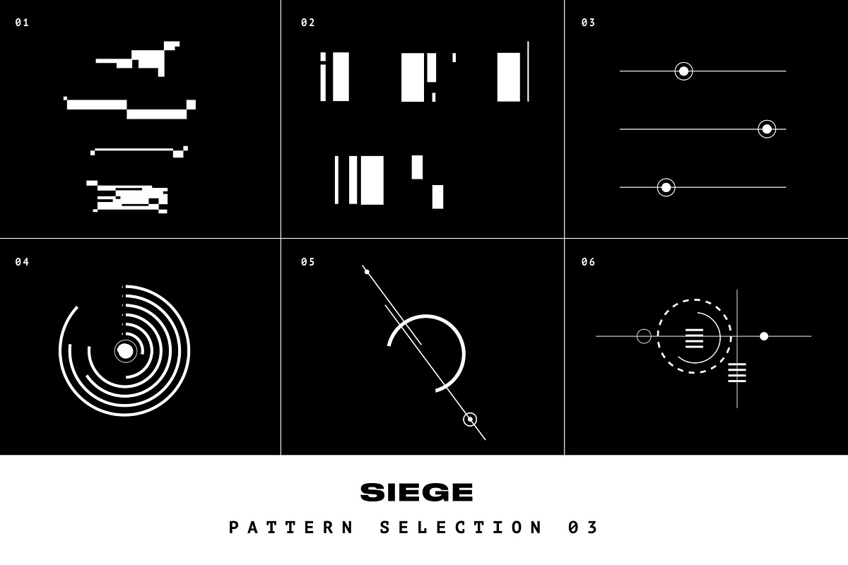 SIEGE - GAMER VECTOR PACK, a Pattern Graphic by GOAT Design Co.