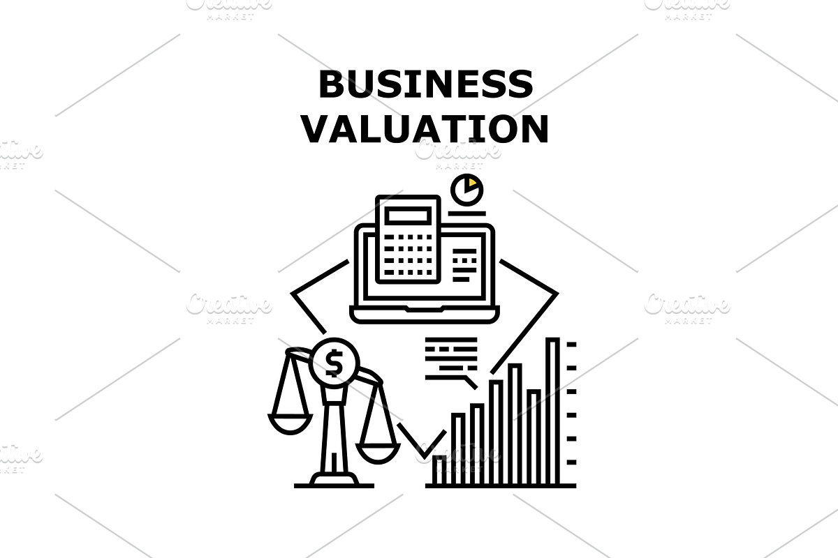 Company Business Valuation Vector, an Object Graphic by pikepicture ...