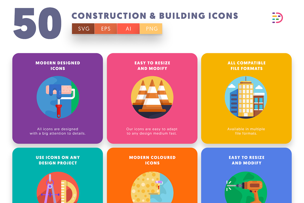 Construction & Building Icons | Download SVG, PNG, EPS Icons