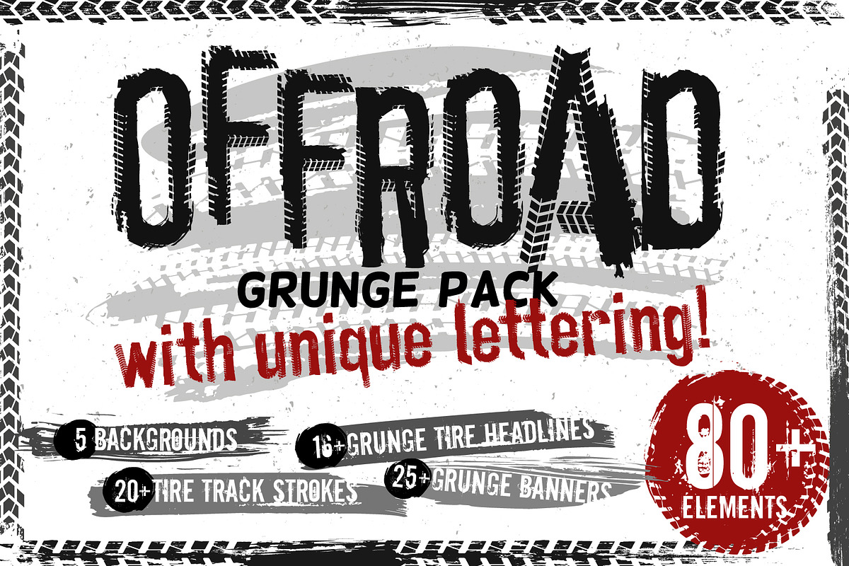 Off-Road Grunge Pack, a Texture Illustration by Annyart Design
