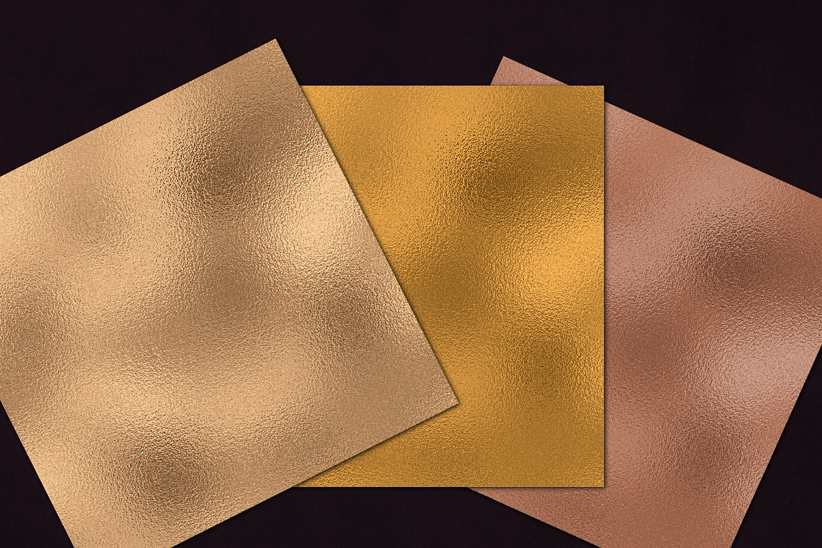 Metallic foil digital paper, a Texture Graphic by Paper Farms