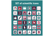 Set of 36 scientific icons | Icons ~ Creative Market
