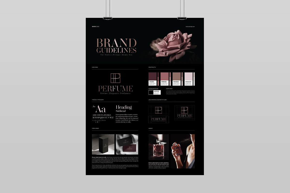 Brand Guidelines Poster Template, a Poster Template by BrandPacks ...