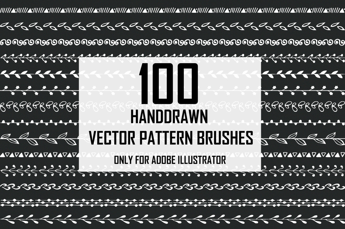 100 vector pattern brushes, a Brush Add-On by Madiwaso