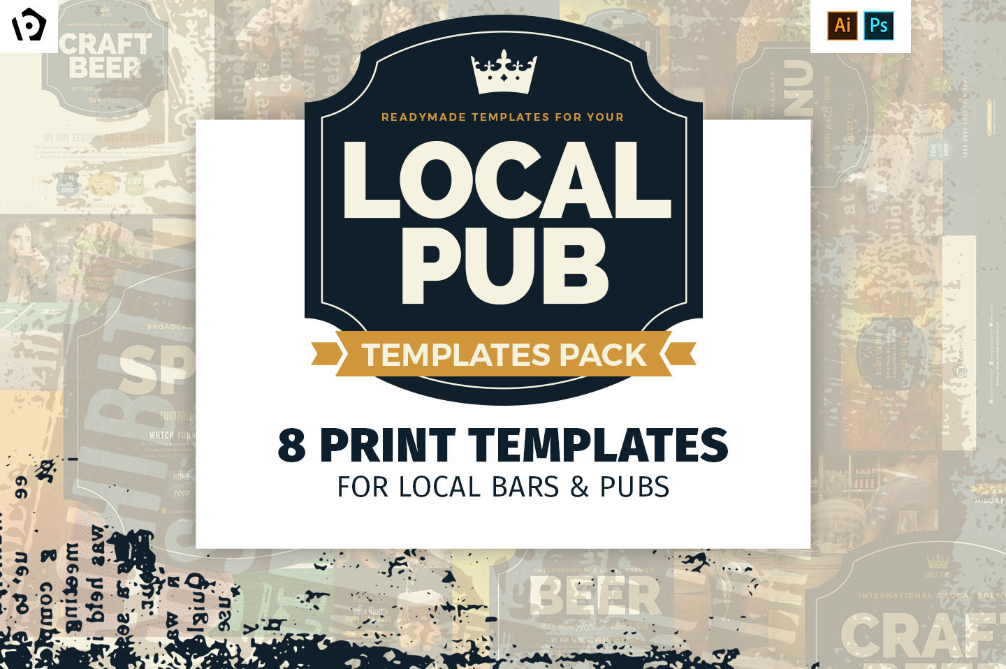 Local Pub Templates Pack, a Flyer Template by BrandPacks