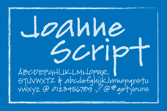 Joanne Script, a Script Font by BluHead Studio