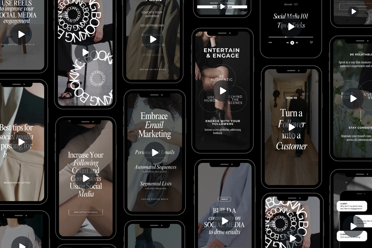 Faceless Reels Digital Marketing Canva